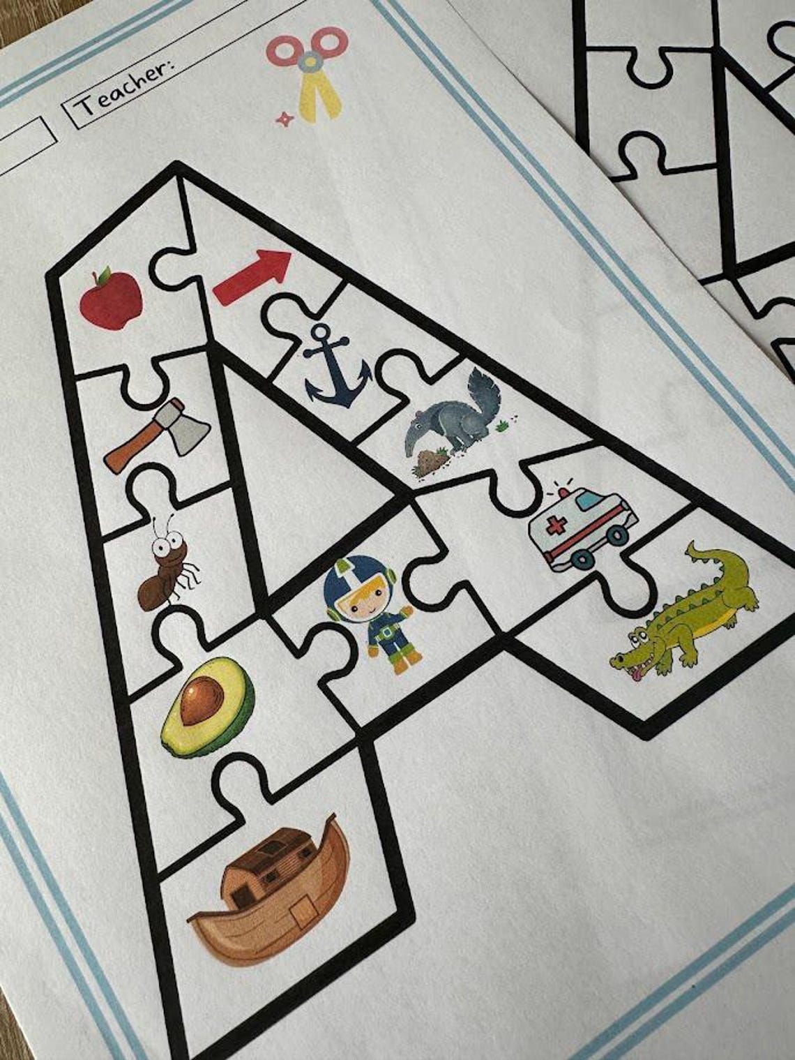 Alphabet Puzzles, Alphabet, Alphabet Illustration, Alphabet ...