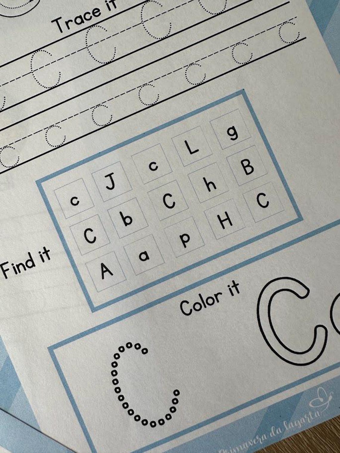 26 Alphabet Worksheets, Upper & Lowercase, Preschool, Kindergarten ...