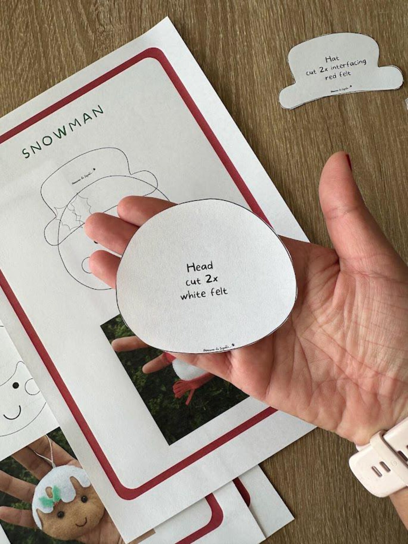 Felt Christmas Ornaments Handmade. Christmas Pdf Felt Mold, Felt ...