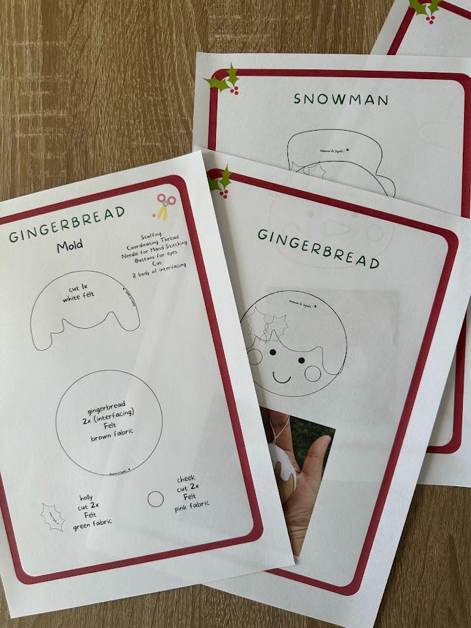 Felt Christmas Ornaments Handmade. Christmas Pdf Felt Mold, Felt ...