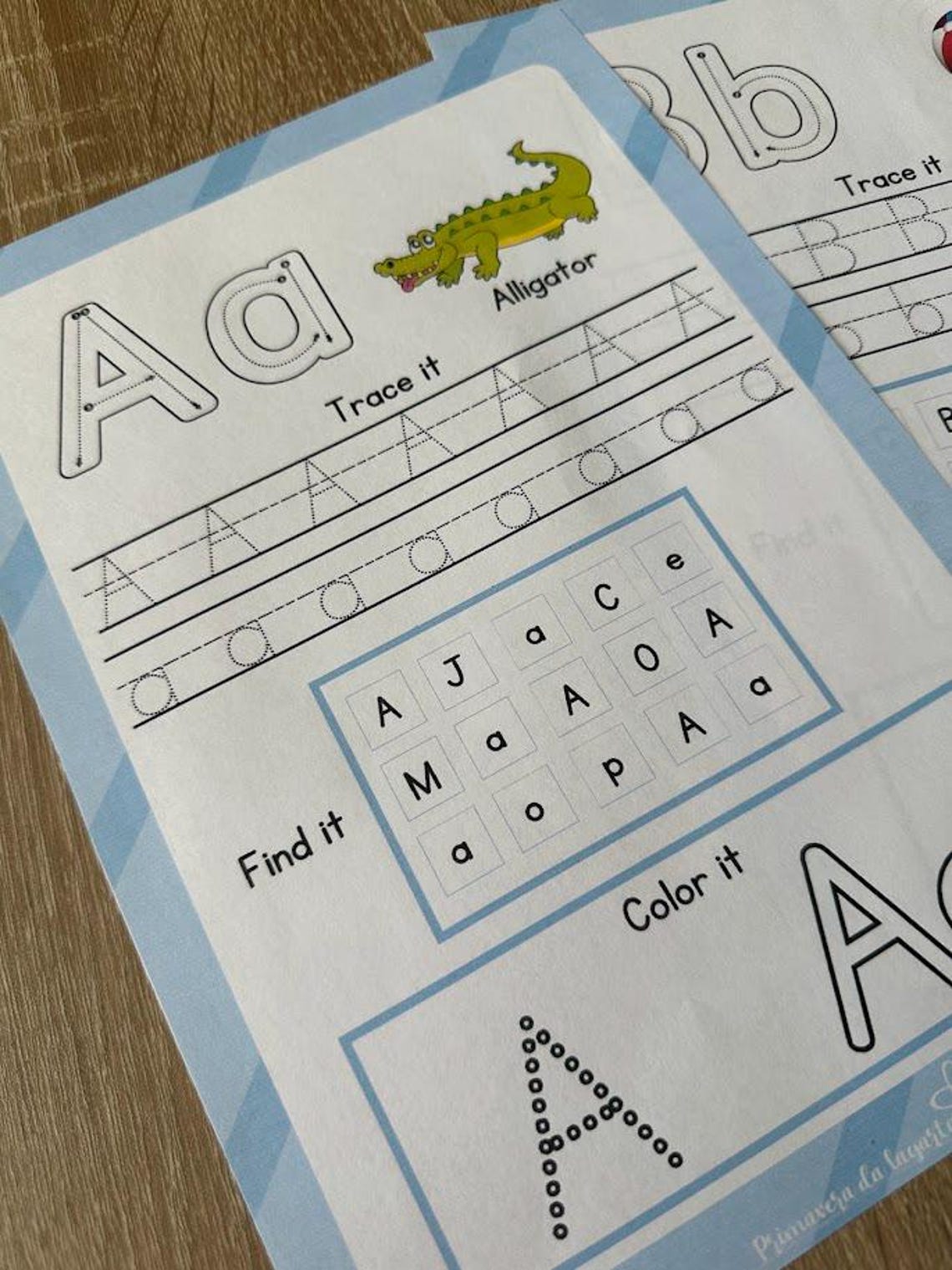 26 Alphabet Worksheets, Upper & Lowercase, Preschool, Kindergarten ...