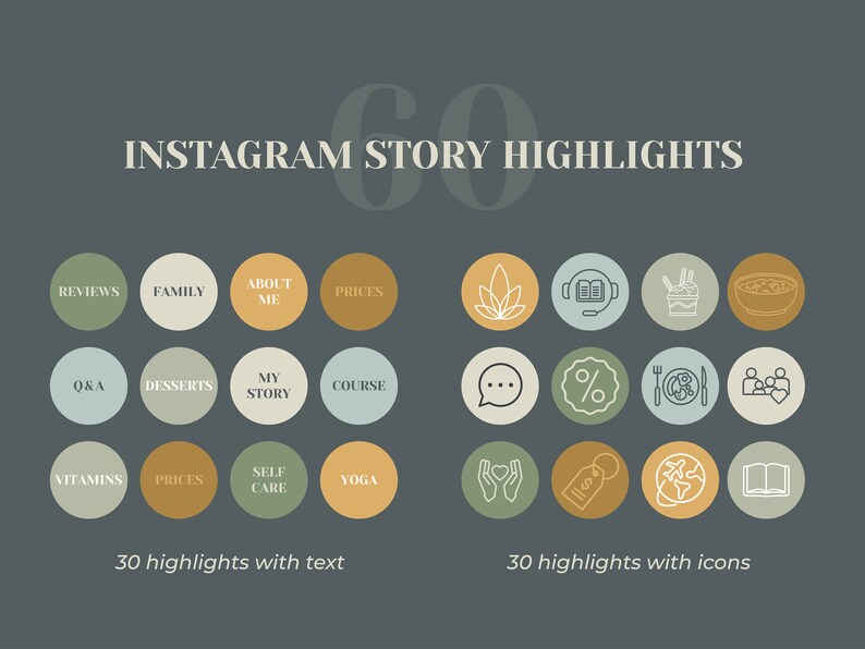 80 Instagram Post & Story Templates, Healthy Lifestyle, Fully Editable ...