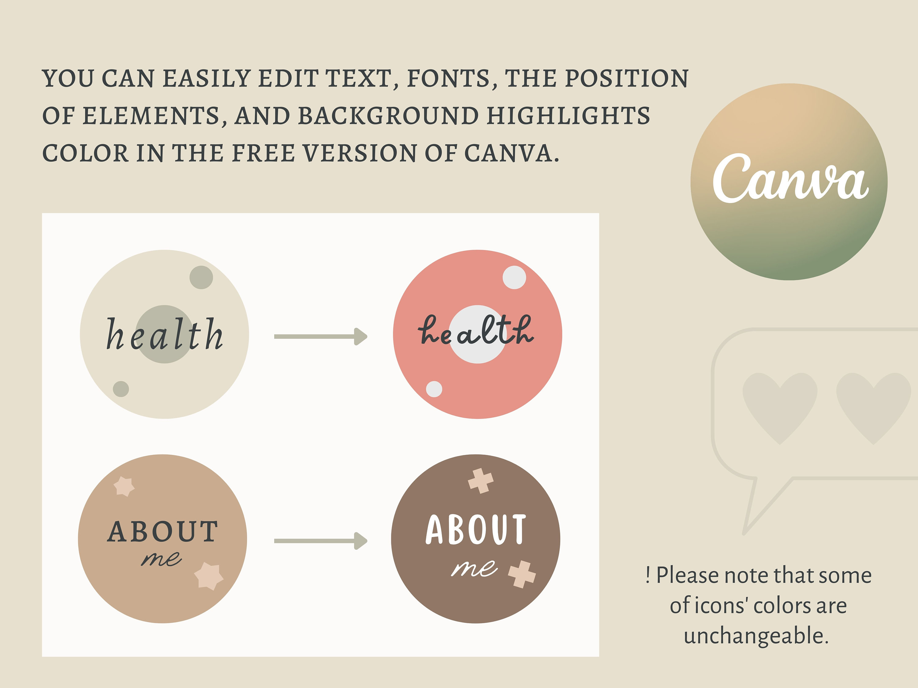 100 Unique Instagram Highlight Cover Templates / Fully Editable in ...