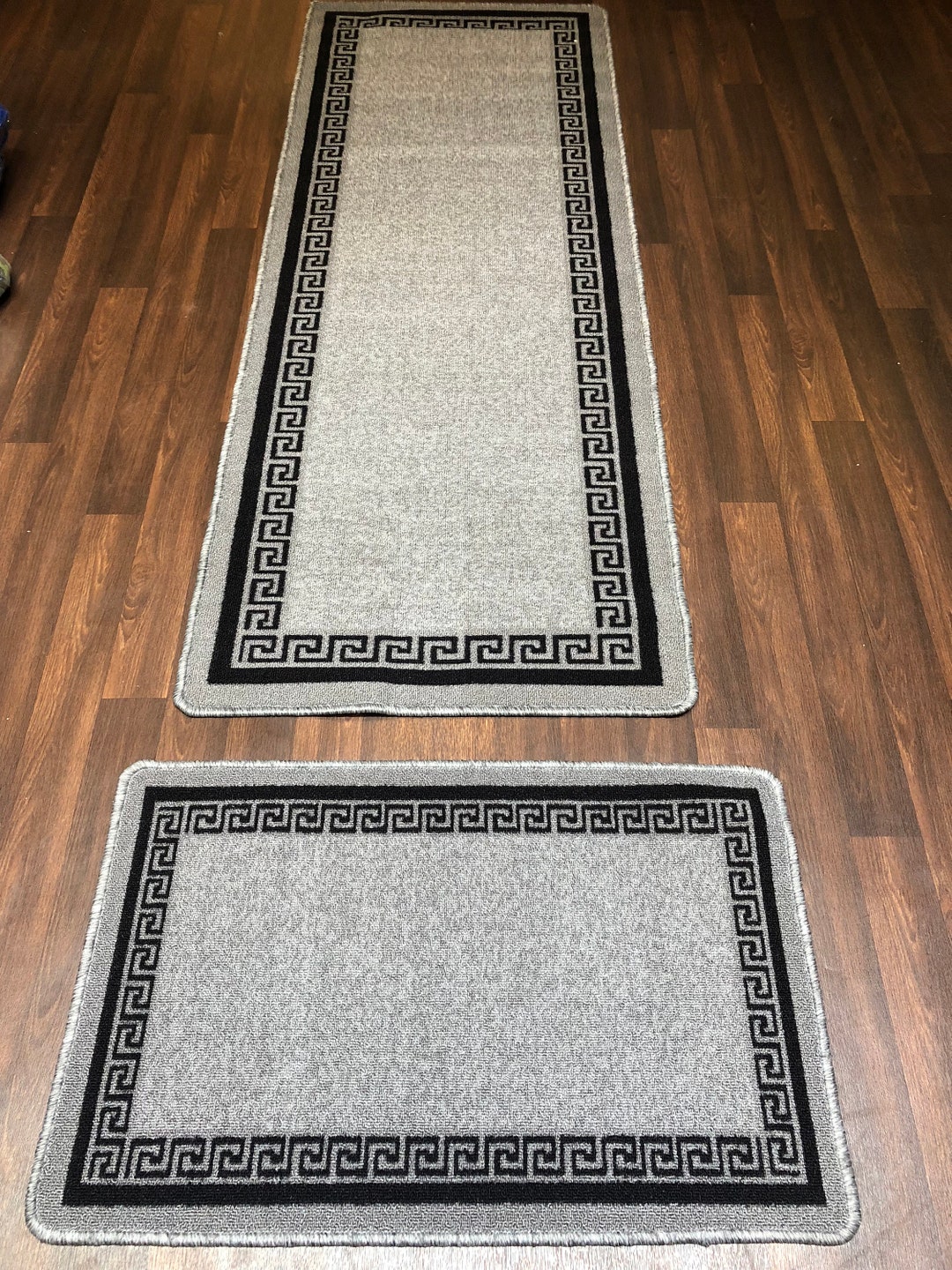 Non Slip Washable Kitchen Utility Caravan 66x185cm & 50x80cm Approx D ...