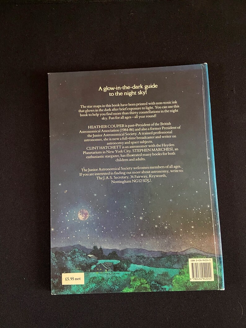 The Glow-in-the-dark Night Sky Book by Clint Hatchett Illustrated by ...