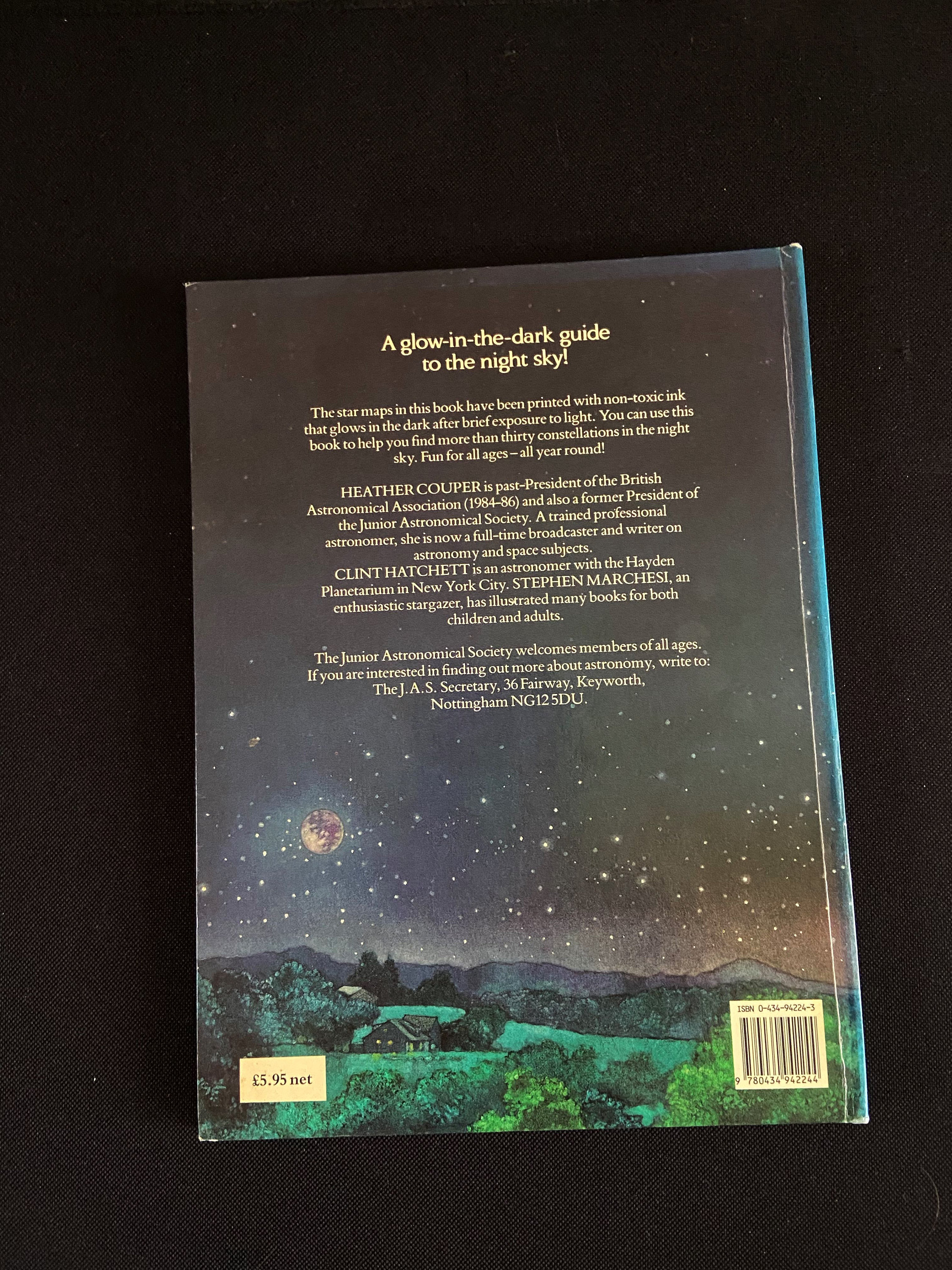 The Glow-in-the-dark Night Sky Book by Clint Hatchett Illustrated by ...