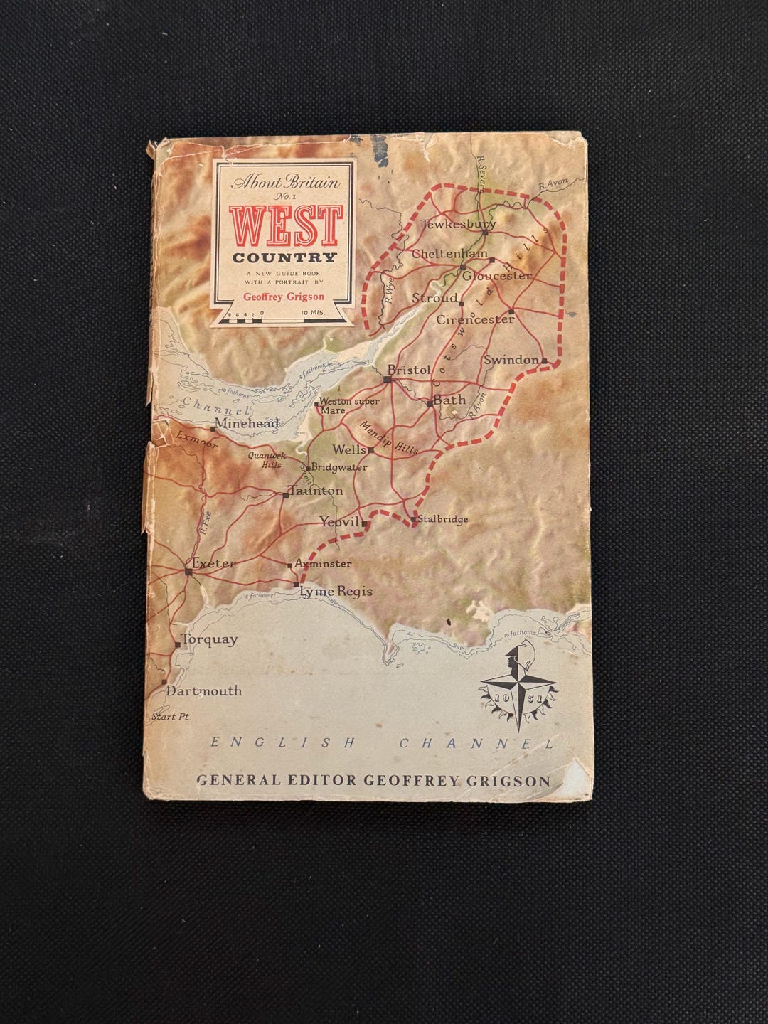 West Country Map Vintage Book – 1951 Festival of Britain Guide - Etsy