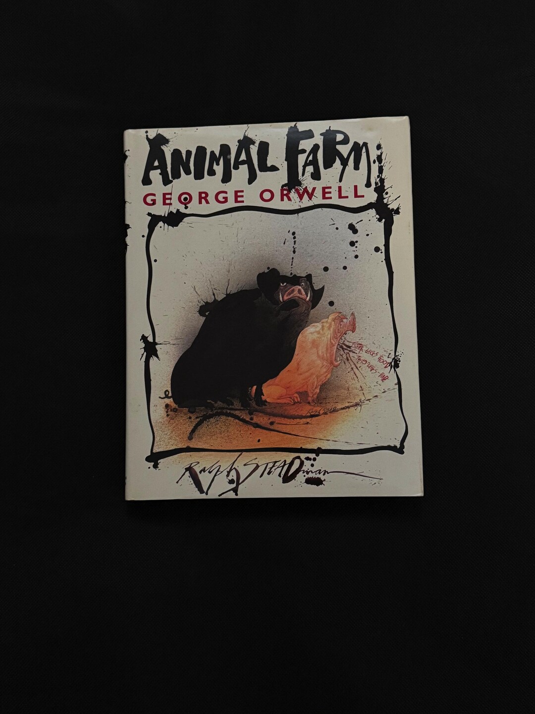 Animal Farm — George Orwell — Ralph Steadman Illustrated Edition (1995 ...