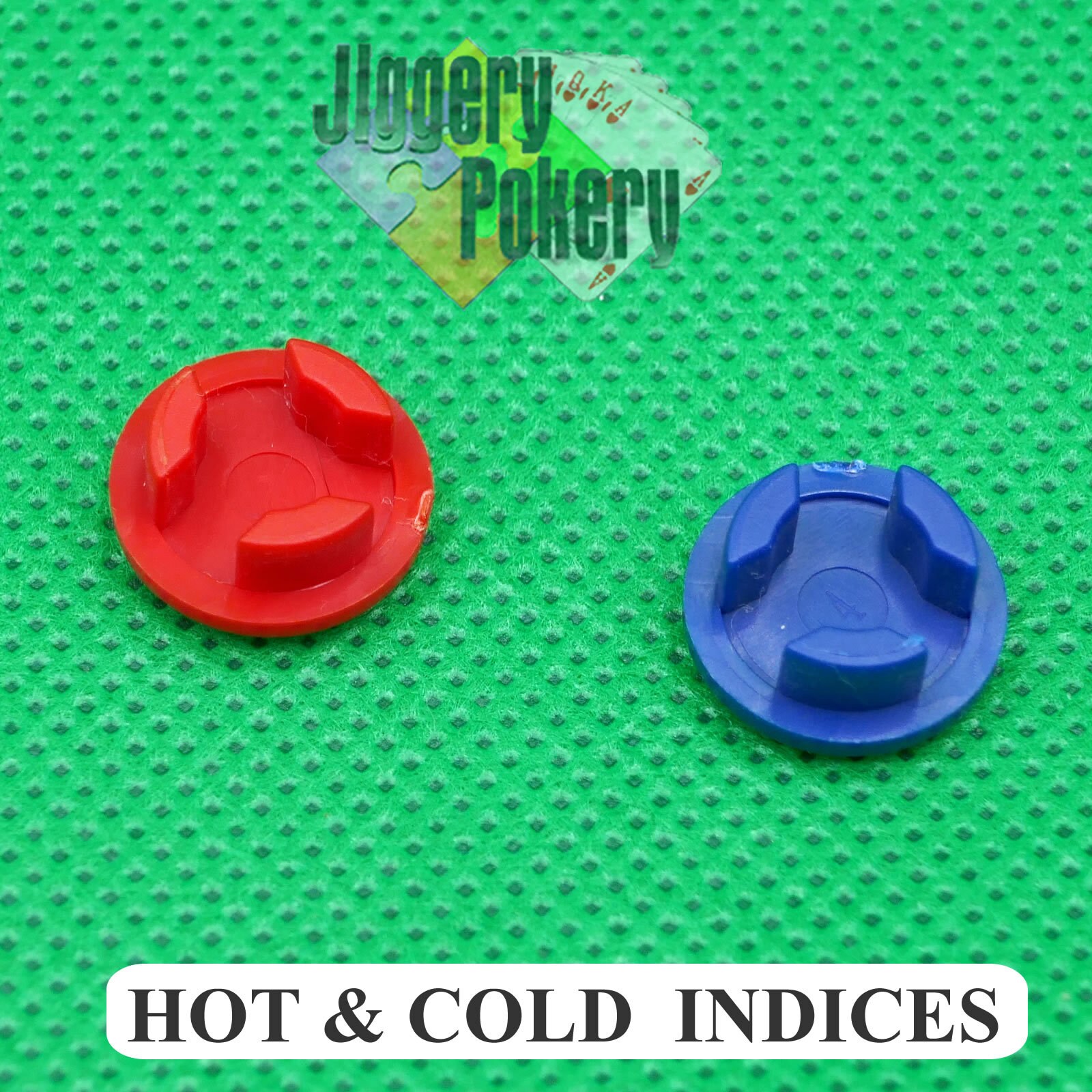 Hot & Cold Red Hot Blue Cold Bathroom Tap Top Indices 1 Pair 11mm Int ...