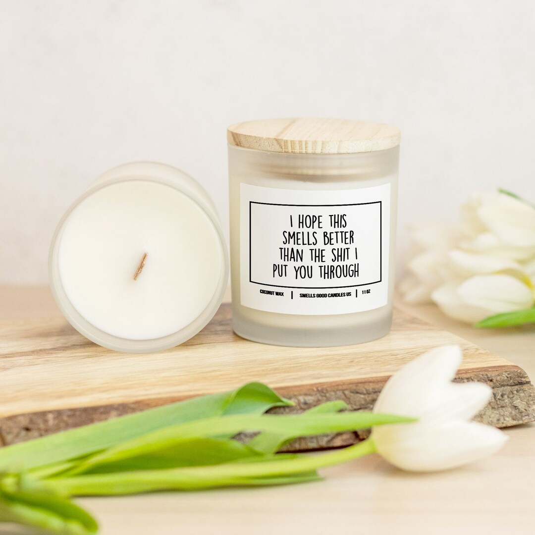 Mom/dad Funny Candle Parents Anniversary Gift I Hope This Smells Better ...