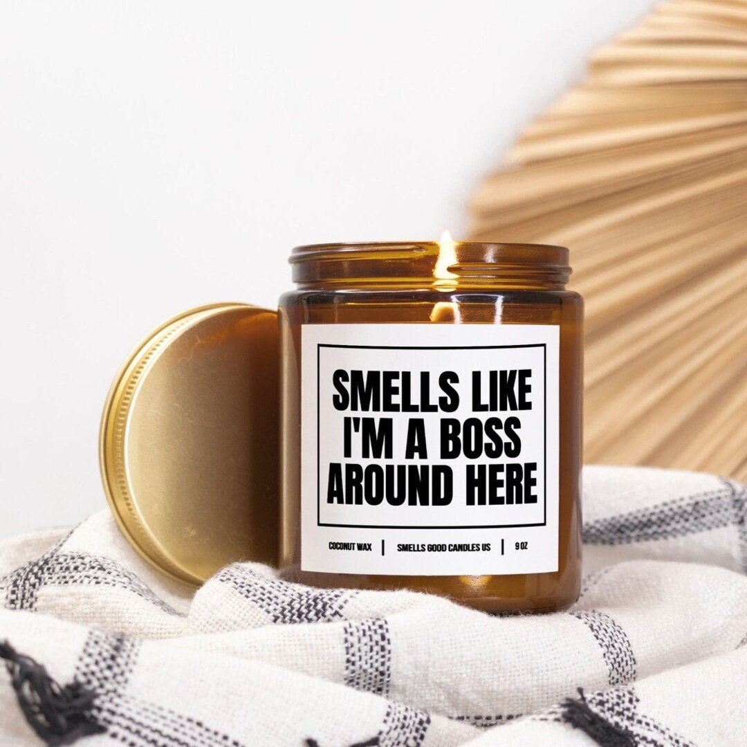 Funny CEO Candles Boss Scented Candles Office Gifts Self Employed ...