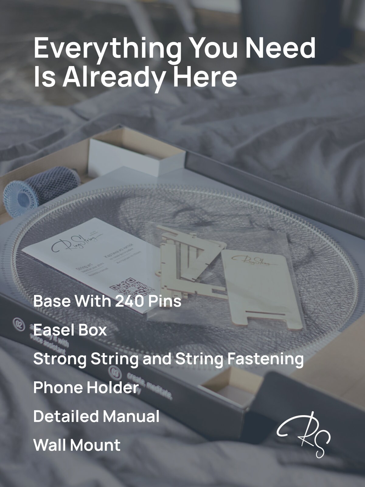 Ringstring String Art Based on Your Photo Wall Art DIY Personalized - Etsy