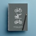 Cycling Journal Training Logbook - Gifts for Cyclists - A5 Wiro Bound ...