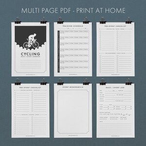 Ultimate Cycling Race Planner - Digital Download PDF - Cycling Event ...