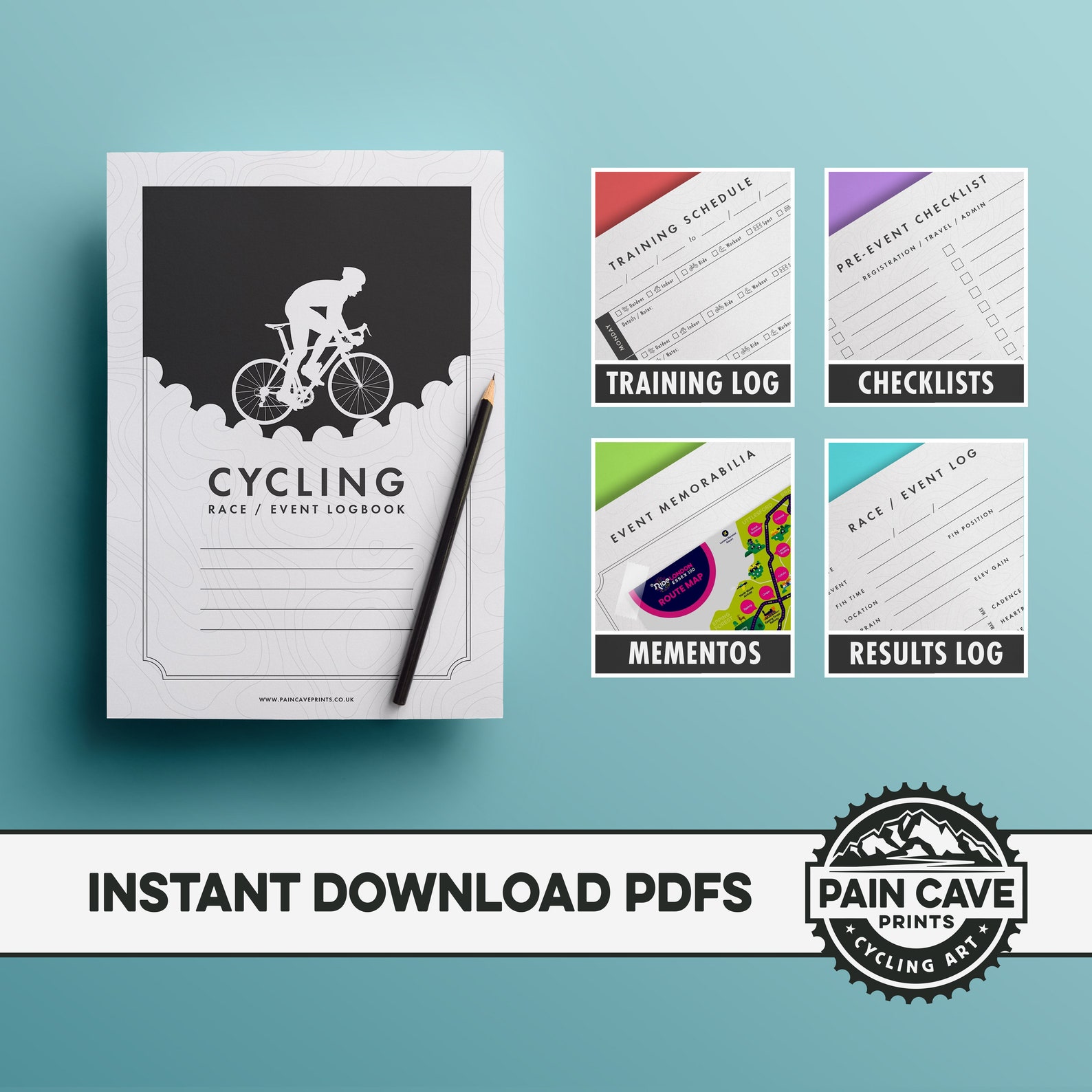 Ultimate Cycling Race Planner - Digital Download PDF - Cycling Event ...