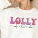 Lolly Sweatshirt Custom Lolly With Kids Names Sweatshirt for Grandma ...