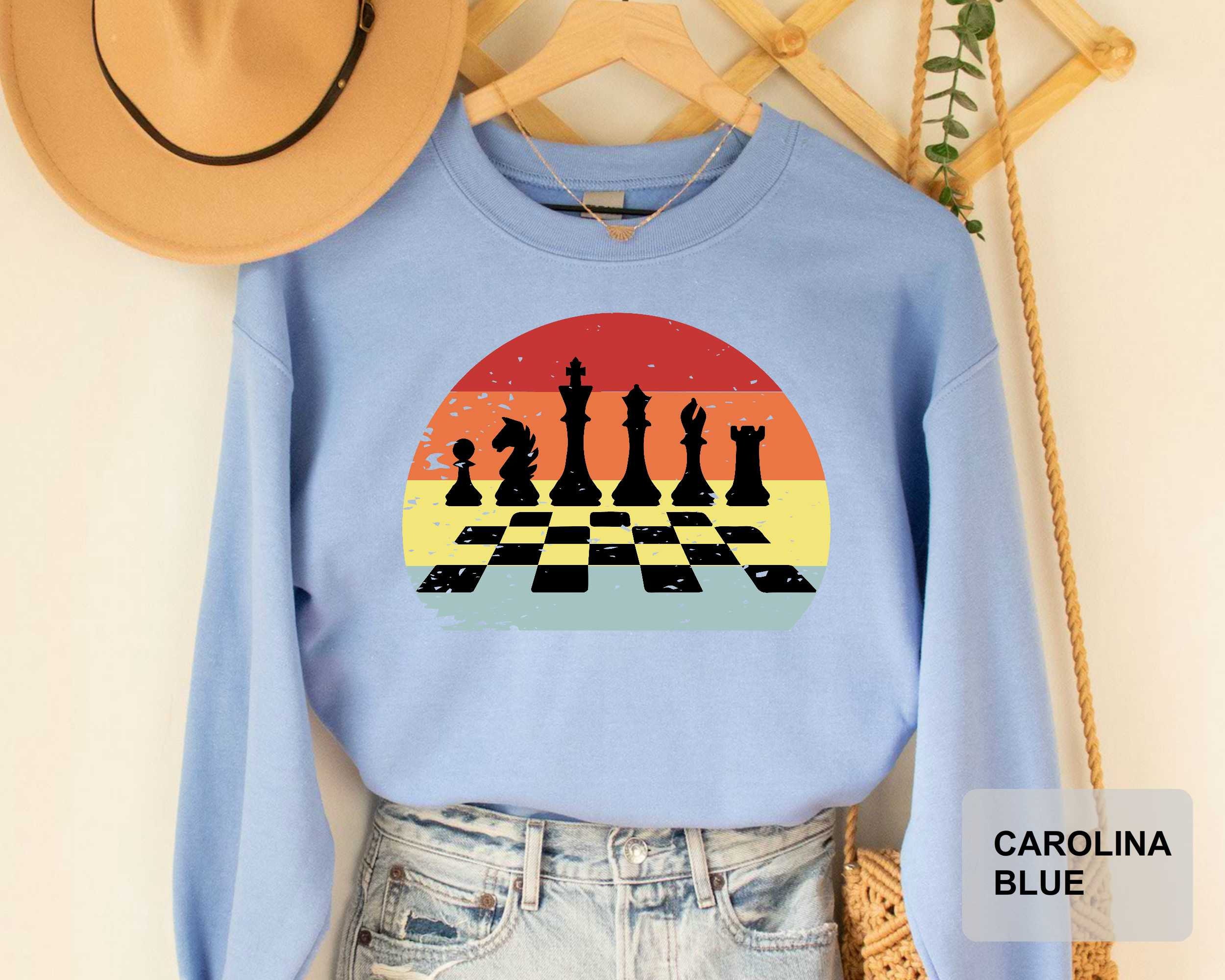 Retro Chess Sweatshirt Vintage Chess Pieces Sweatshirt Funny - Etsy