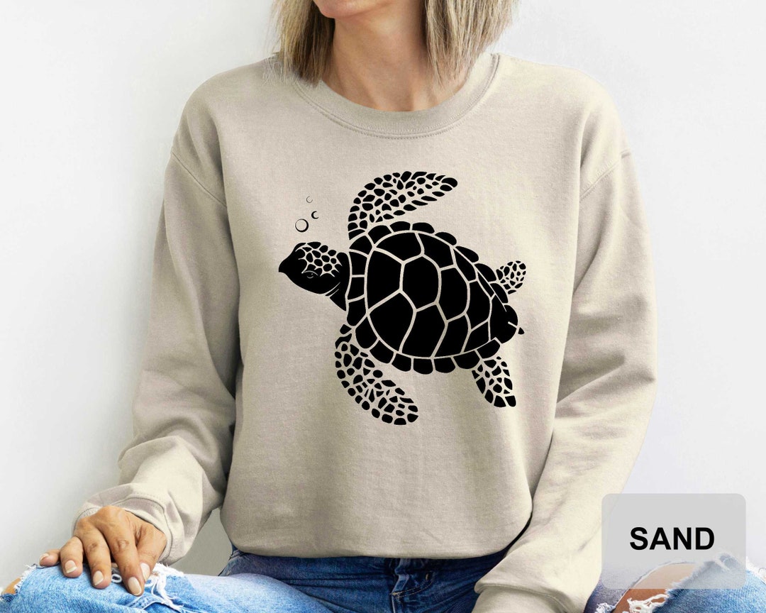 Sea Turtle Sweatshirt Save the Turtles Sweatshirt Summer Vibes ...