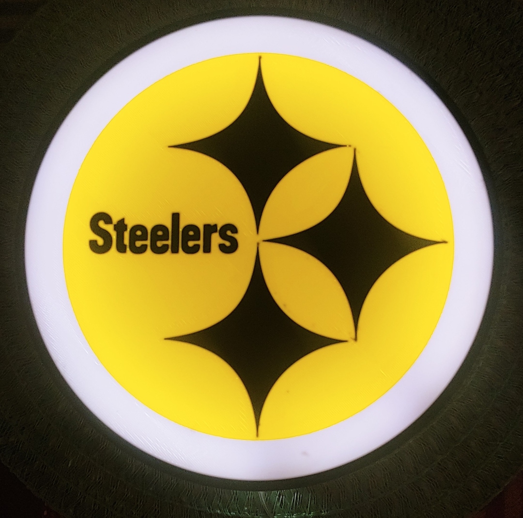 Pittsburgh Steelers Black and Yellow Light Box! - Etsy