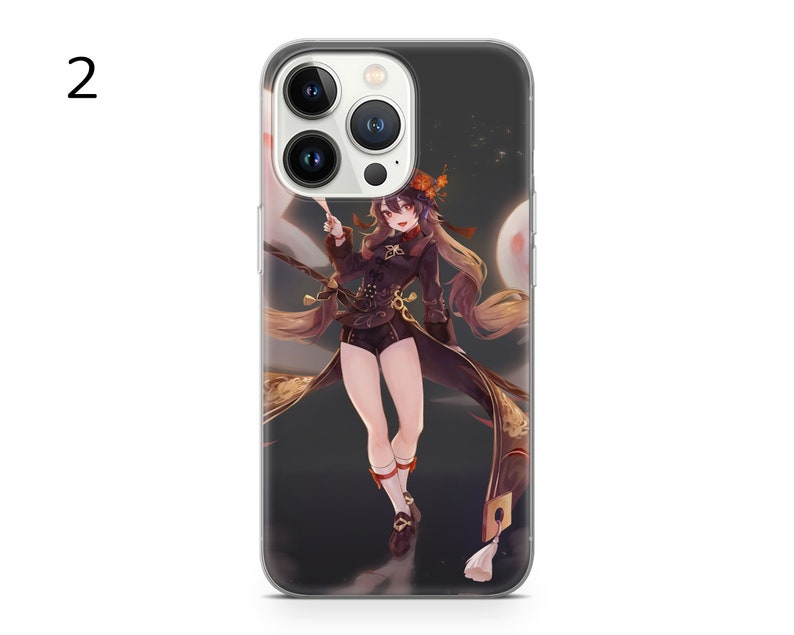 Genshin Impact Hu Tao Anime Case for iPhone 15 14 13 Pro 12 11 - Etsy UK