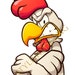 Buy This Beautiful Angry Chicken on a Transparent Background Png Design ...