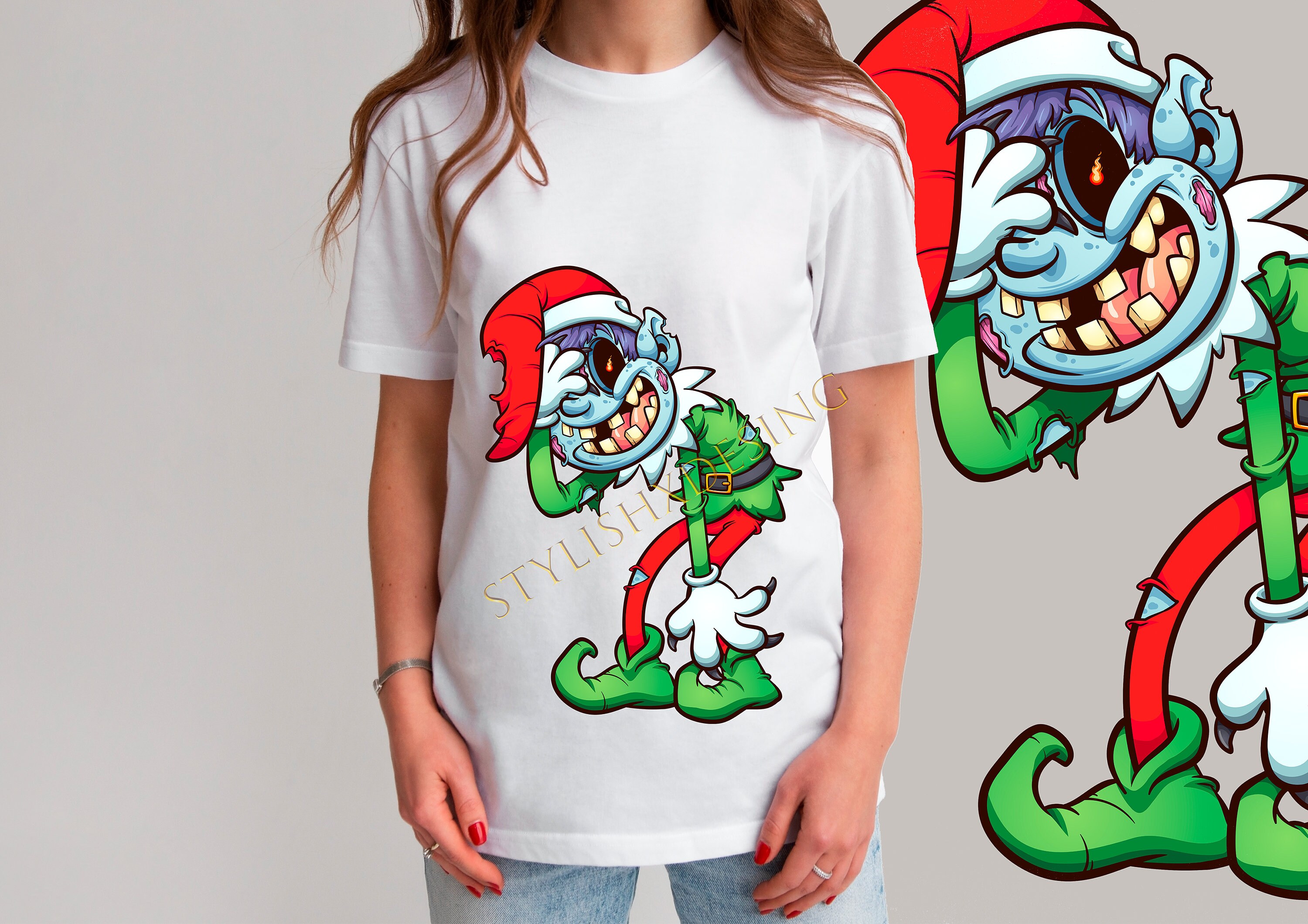 Zombie Elf 3D Design in Png, Eps Format and Thus Decorate Your ...