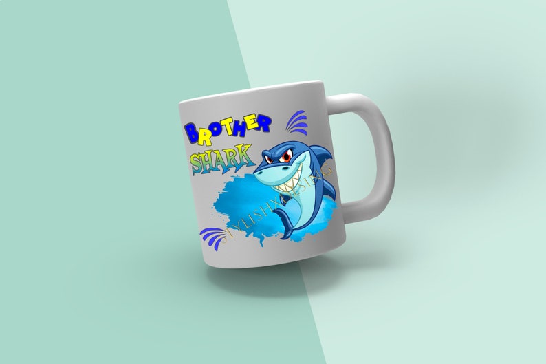 Brother Shark, Png, Digital Design, 300 DPI for Printing, Professional ...
