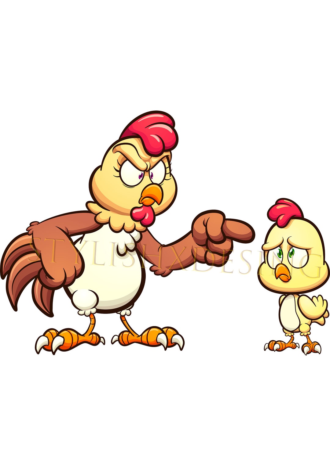 Buy This Beautiful Chicken Scolding With Transparent Background Png ...