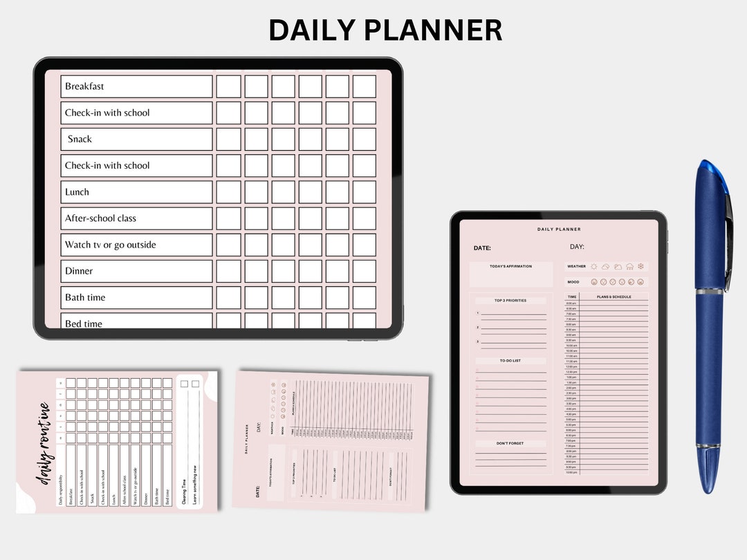Best Daily Planner | My Daily Planner | Daily Task Manager | Daily ...
