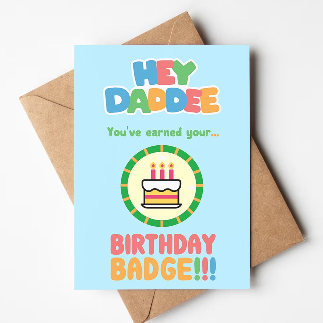 Hey Duggee Birthday Card for Dad Birthday Card for Dad From the Kids ...