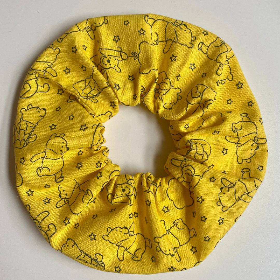 Cartoon Sunshine Winnie the Pooh Scrunchie - Etsy