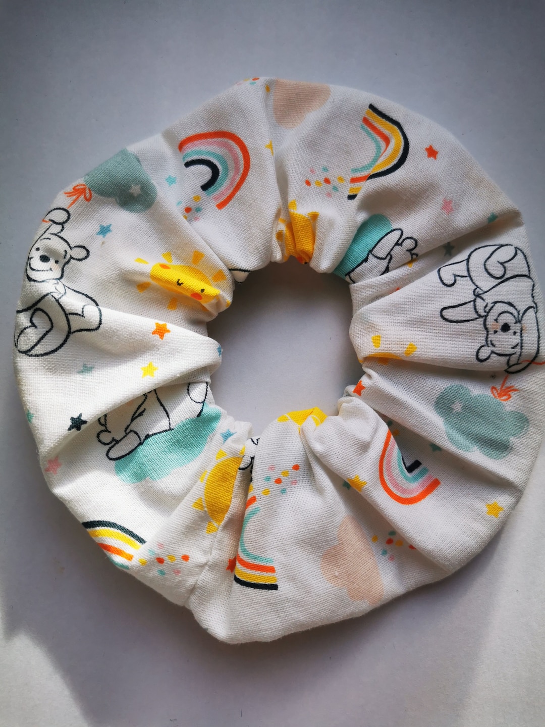 Pooh in the Balloons Scrunchie - Etsy