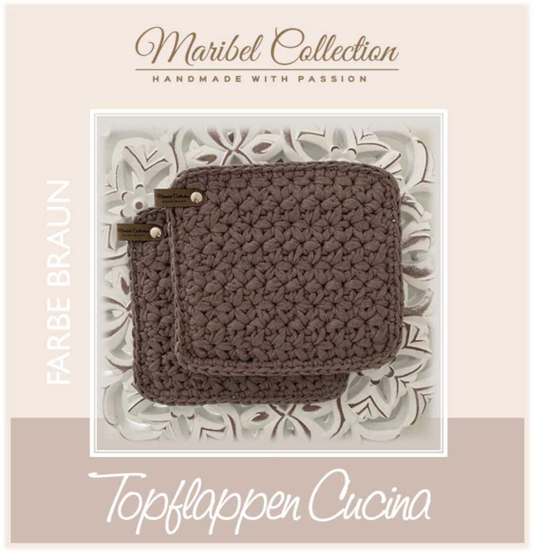 Potholder Crocheted Coaster Kitchen Helper Kitchen Utensils Kitchen ...