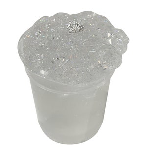 Diamonds Slime Clear Slime With Glitter Crunchy ASMR Perfect Crystal ...