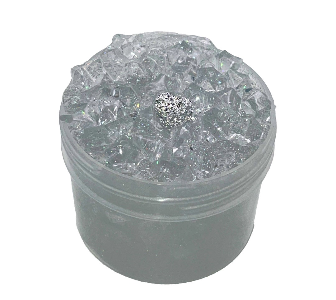 Diamonds Slime Clear Slime With Glitter Crunchy ASMR - Etsy UK