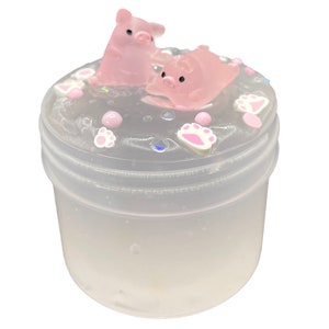 Zen Piglet Slime - Crunchy Pink Jelly Slime, Perfect for Aromatheraphy ...