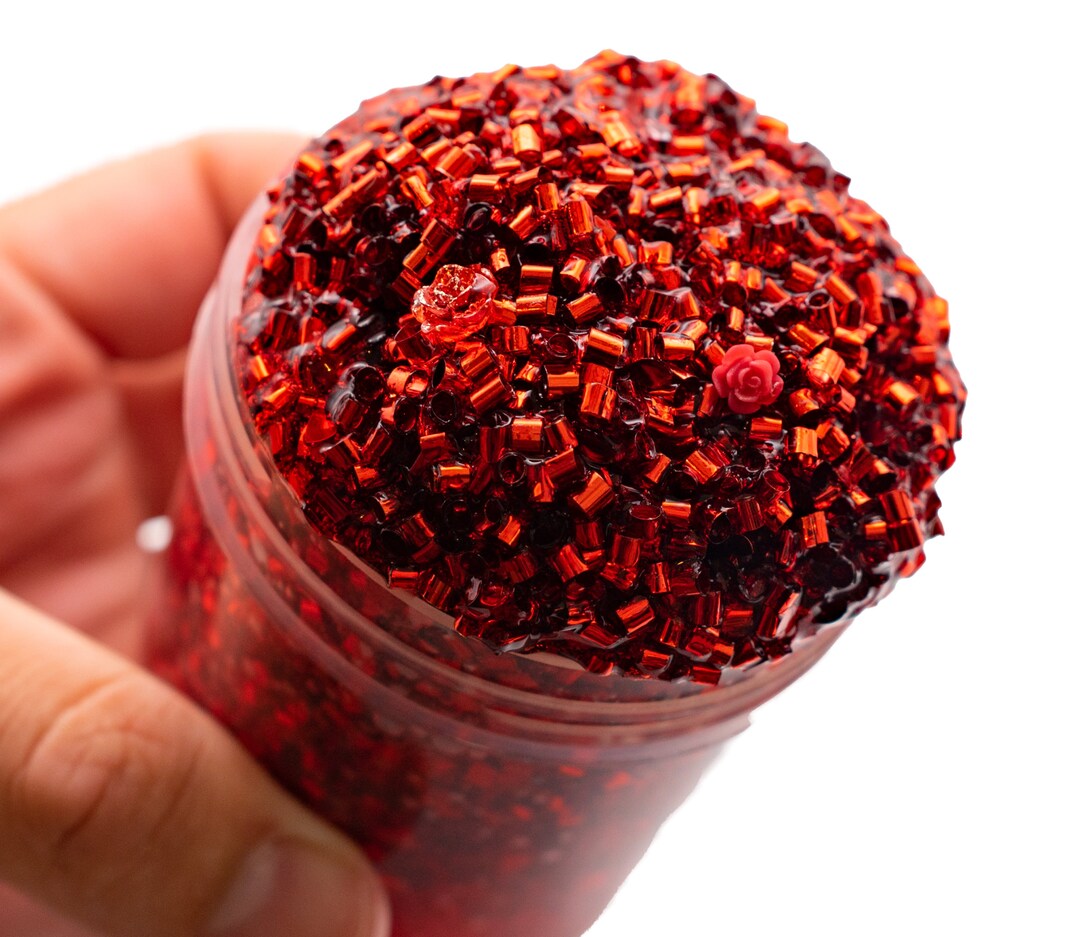 Vampire's Kiss Slime Crunchy Bingsu Slime ASMR Halloween Slime With ...