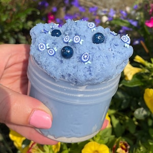 Blueberry Clouds Slime - Fluffy Cloud Slime - Blueberry Scented - Soft ...