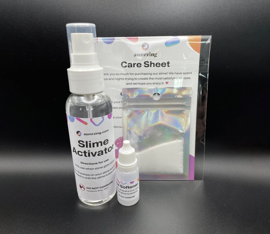 Slime Care Kit Repair Your Slimes With Premixed Slime Activator, Slime ...