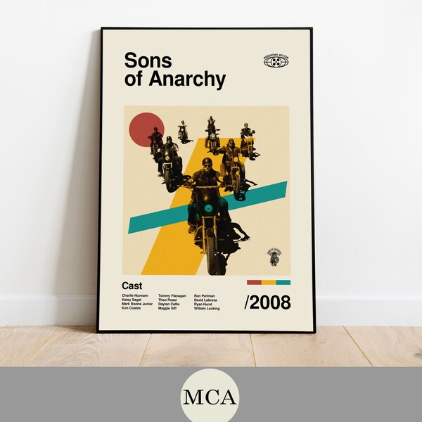 Sons of Anarchy Art Poster - Etsy