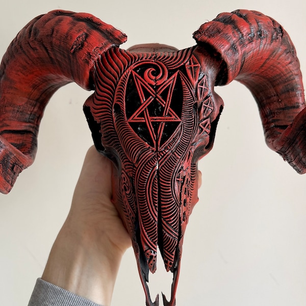 Ram Skull - Etsy