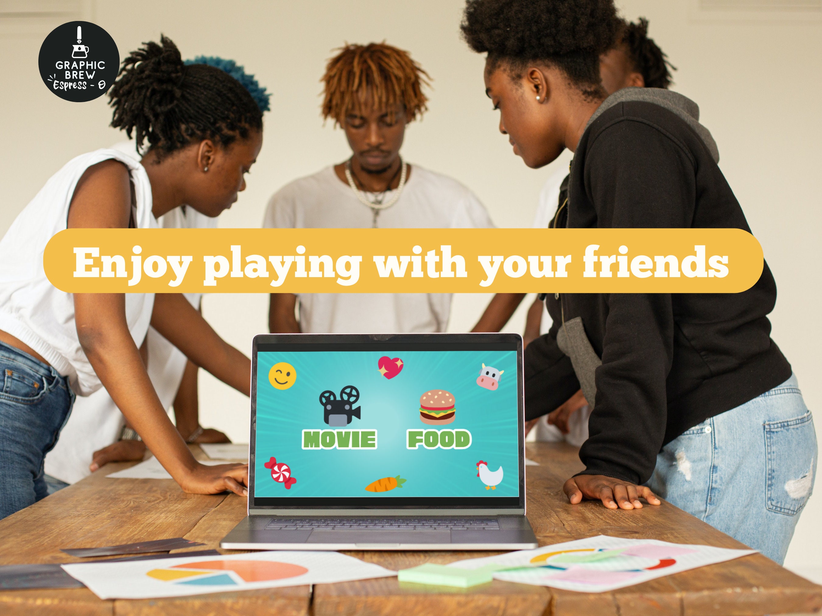 Guess the Emoji Game: 50 Rounds Virtual Party (canva Presentation) - Etsy