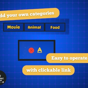 Jeopardy Canva Template for Remote Games, Ice Breaker Games, Team ...