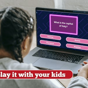 Trivia Time Game: Editable Canva Template for Game Night (PDF) - Etsy