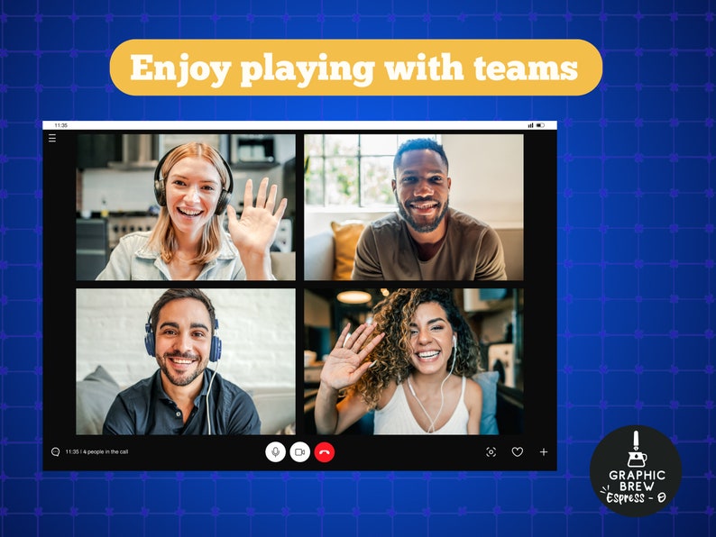 Jeopardy Canva Template for Remote Games, Ice Breaker Games, Team ...