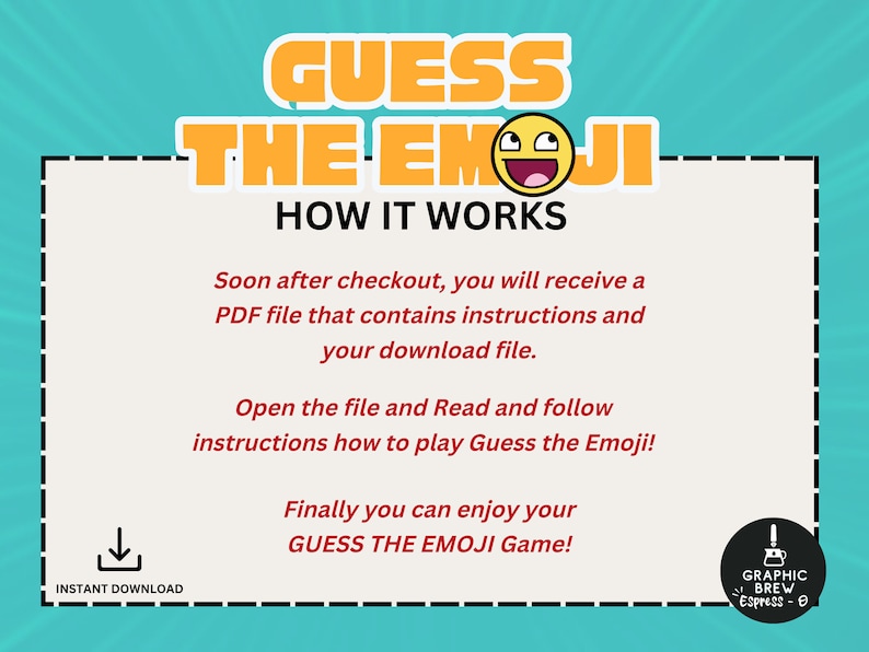 Guess the Emoji Game: 50 Rounds Virtual Party (canva Presentation) - Etsy