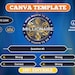 Canva Editable Who Wants to Be a Millionaire Game - Perfect for Virtual ...