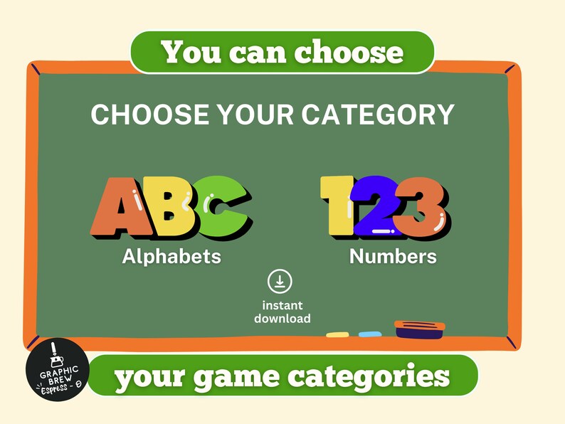 Alphabet and Number Game Canva Template, Printable Preschool Activities ...