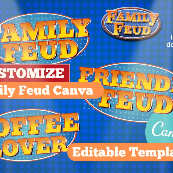 Family Feud Logo - Etsy