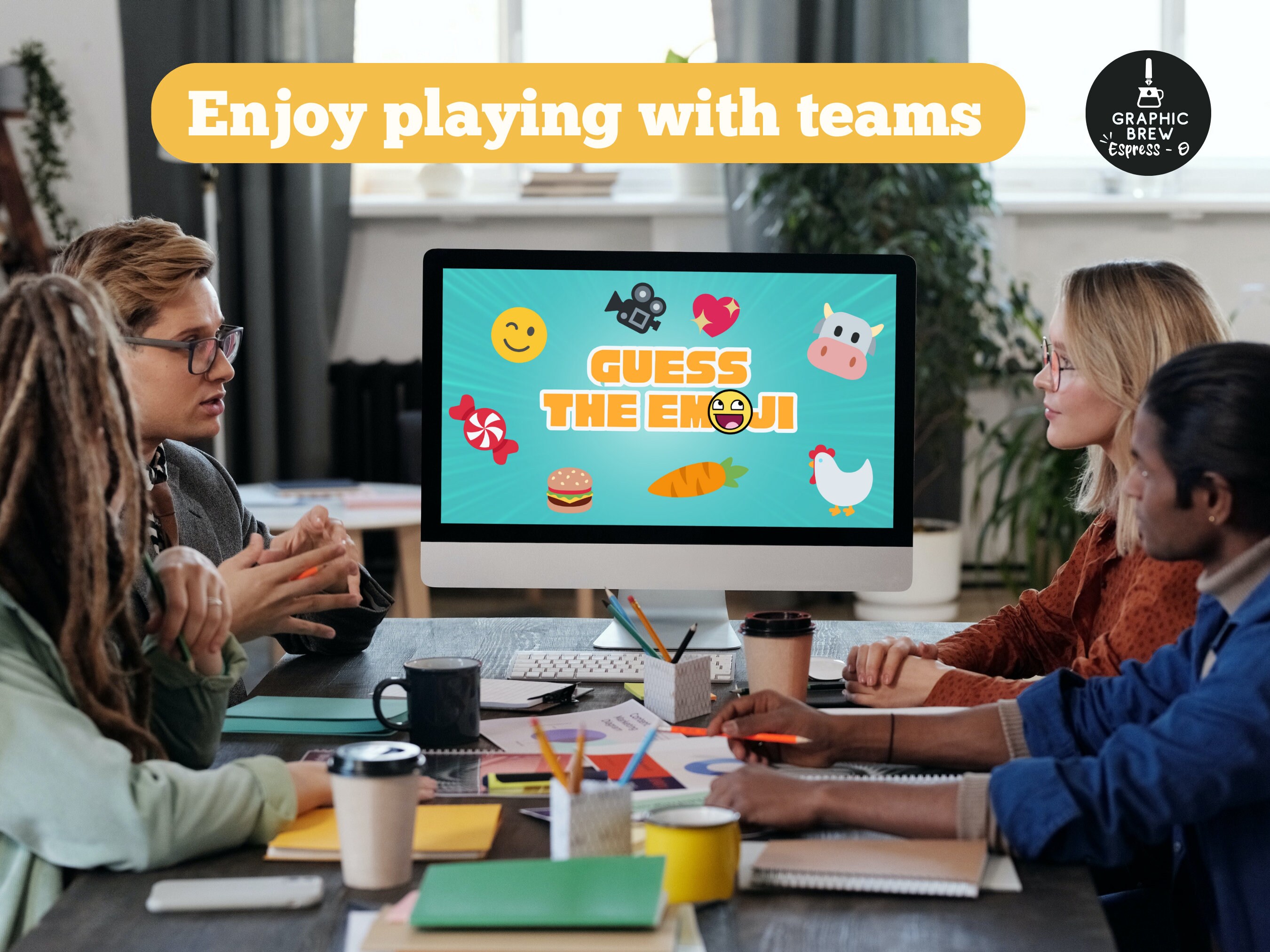 Guess the Emoji Game: 50 Rounds Virtual Party (canva Presentation) - Etsy